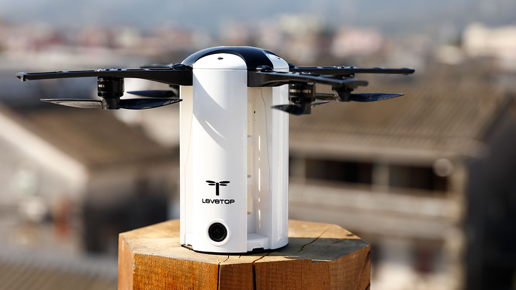 LeveTop is a Compact Folding Drone with a Big Battery, 1080p Stabilized ...