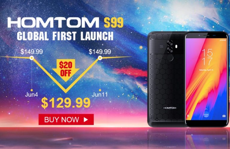 Check Out The Global First Launch For HOMTOM S99 On GearBest; Get Big ...