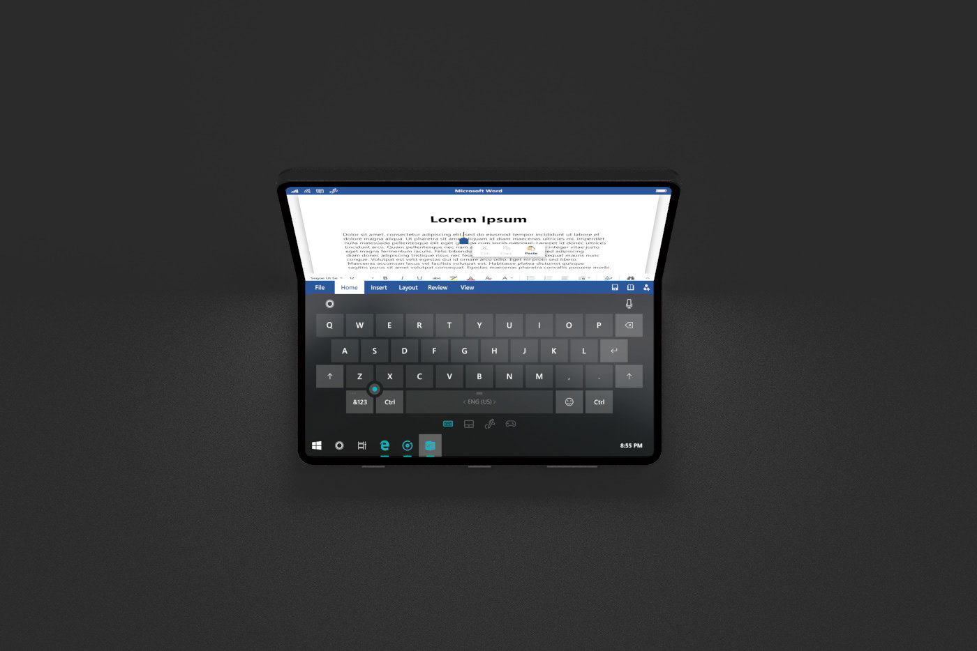 Check Out This Microsoft Surface Phone Concept With A Foldable Design ...