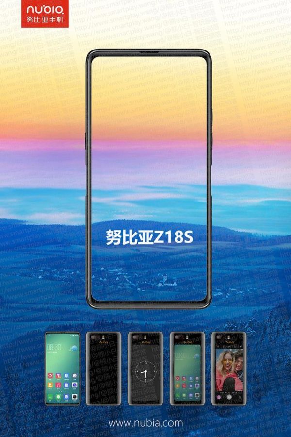 Poster Reveals Full-Screen Nubia Phone Is The Nubia Z18S - Gizmochina
