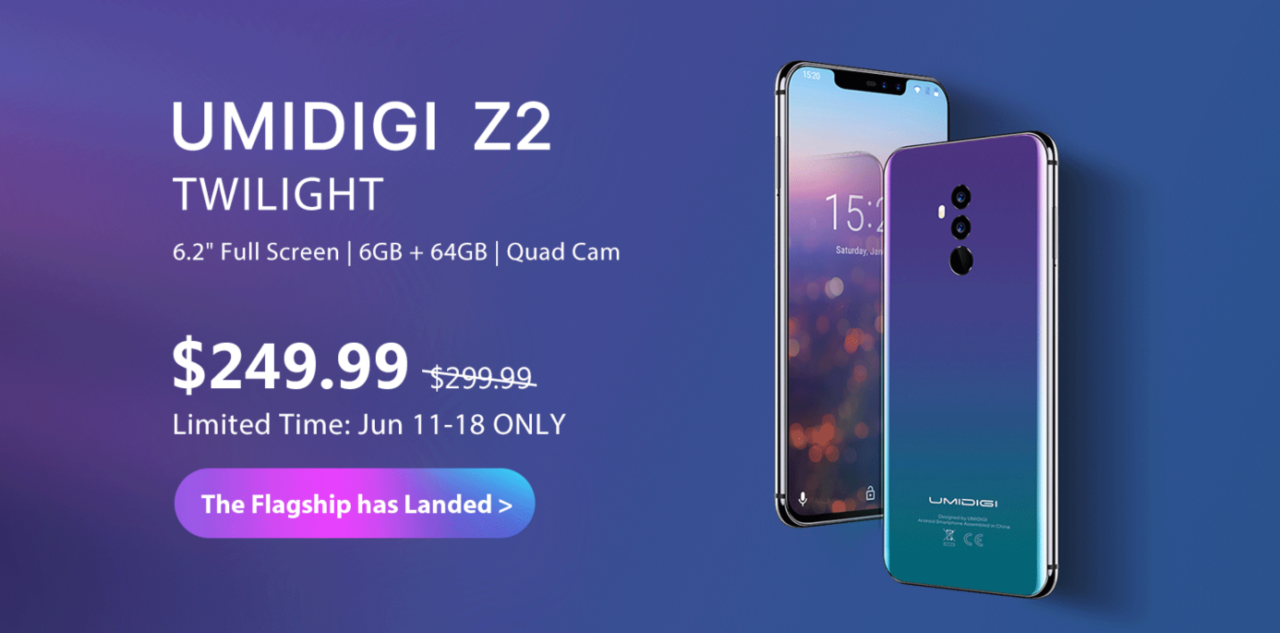 UMIDIGI Z2 Offers Insane Value and Beautiful Body for just $249.99 ...