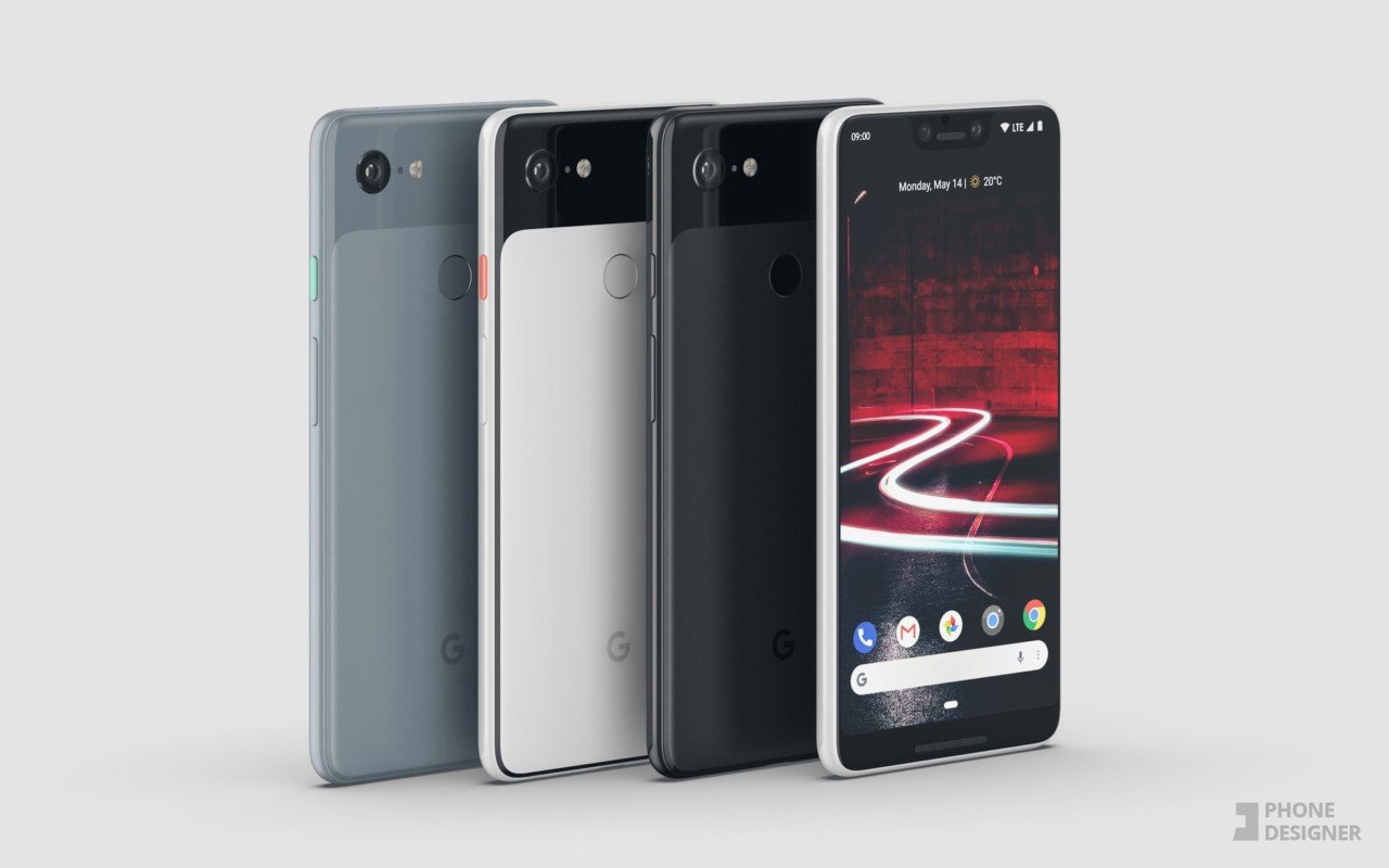 Google Pixel 3 XL Concept Renders Shows Phone's Design With Single Rear ...