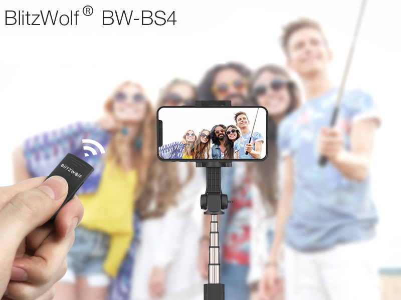 Buy BlitzWolf BW-BS4 Selfie Stick For Just $17.99 On Banggood - Gizmochina