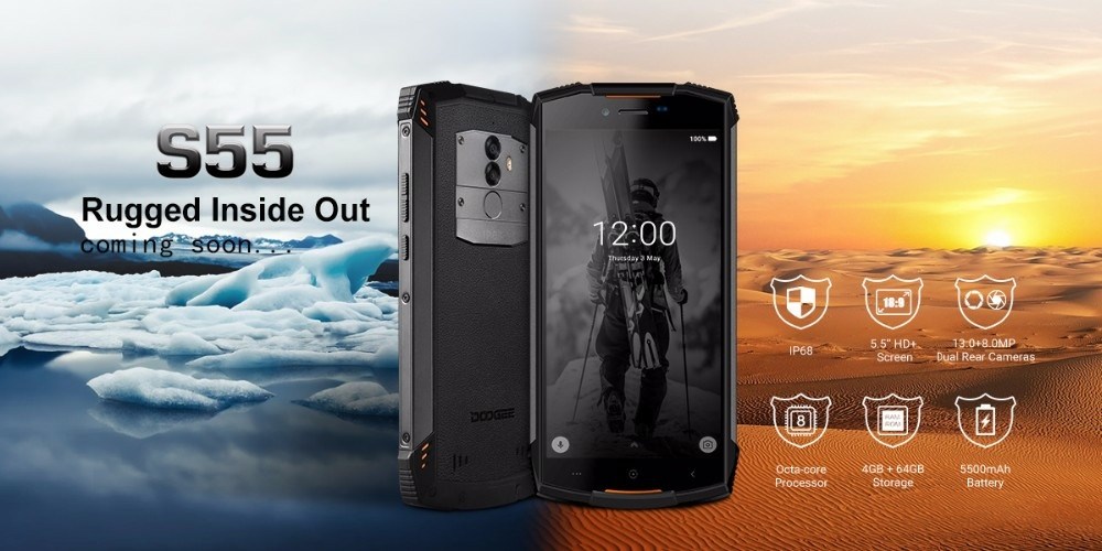 Preorder Doogee S55 Smartphone For Only $139.99 On Banggood; Promo To End Soon! - Gizmochina