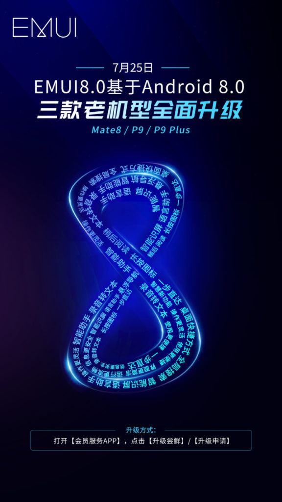 Huawei releases EMUI 8.0 for old phones including the Mate 8, Honor V8, and Honor Note 8 ...