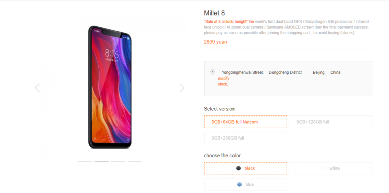 Xiaomi Mi 8 no longer has stocking issues: flash sales are longer now ...