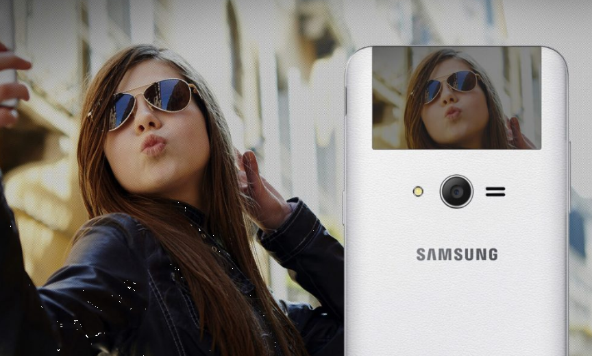 Samsung patents phone with a “fold-back” display and a single camera ...