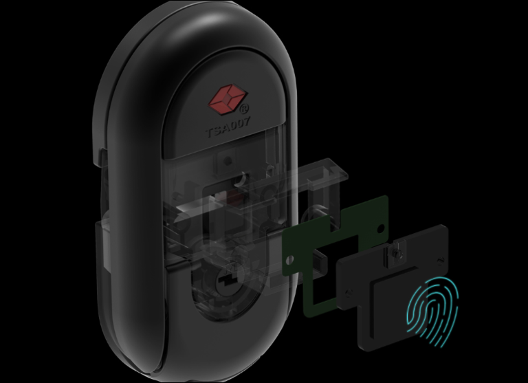 90 Minutes Smart Unlock Suitcase with Fingerprint unlock technology ...
