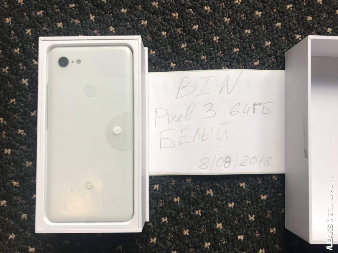 Google Pixel 3 XL unboxing video, hands-on images leaked - Gizmochina