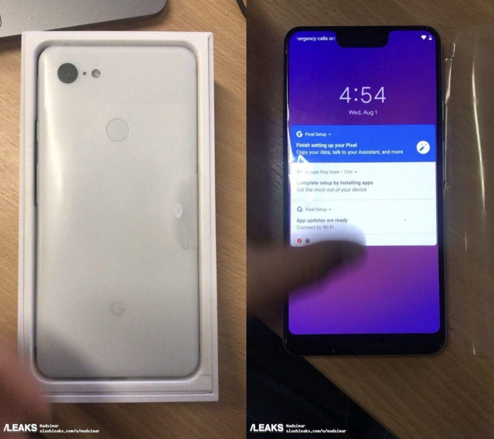 Google Pixel 3 XL unboxing video, hands-on images leaked - Gizmochina