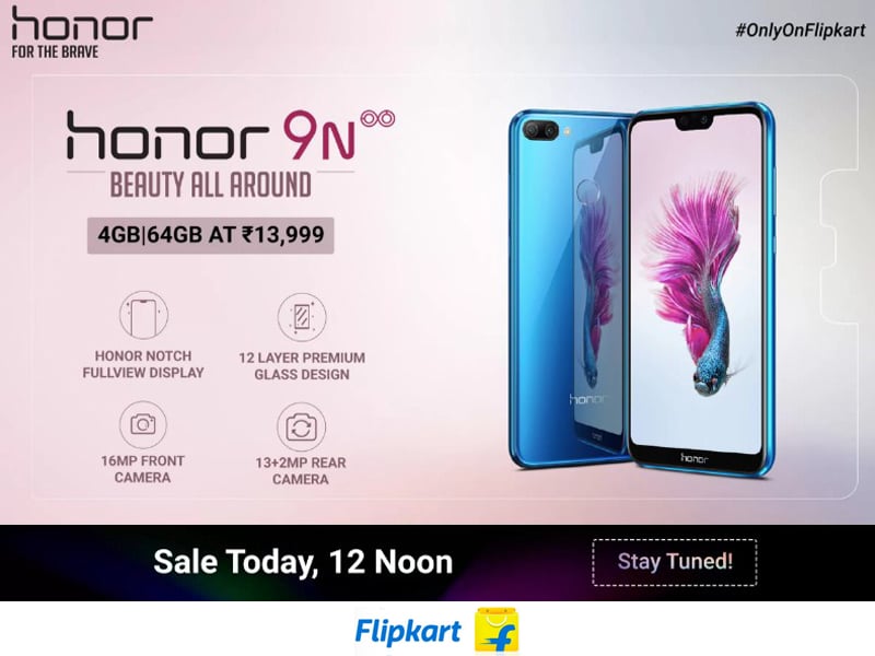 Avail Unmissable Discounts On The Honor 9N Smartphone On Flipkart ...
