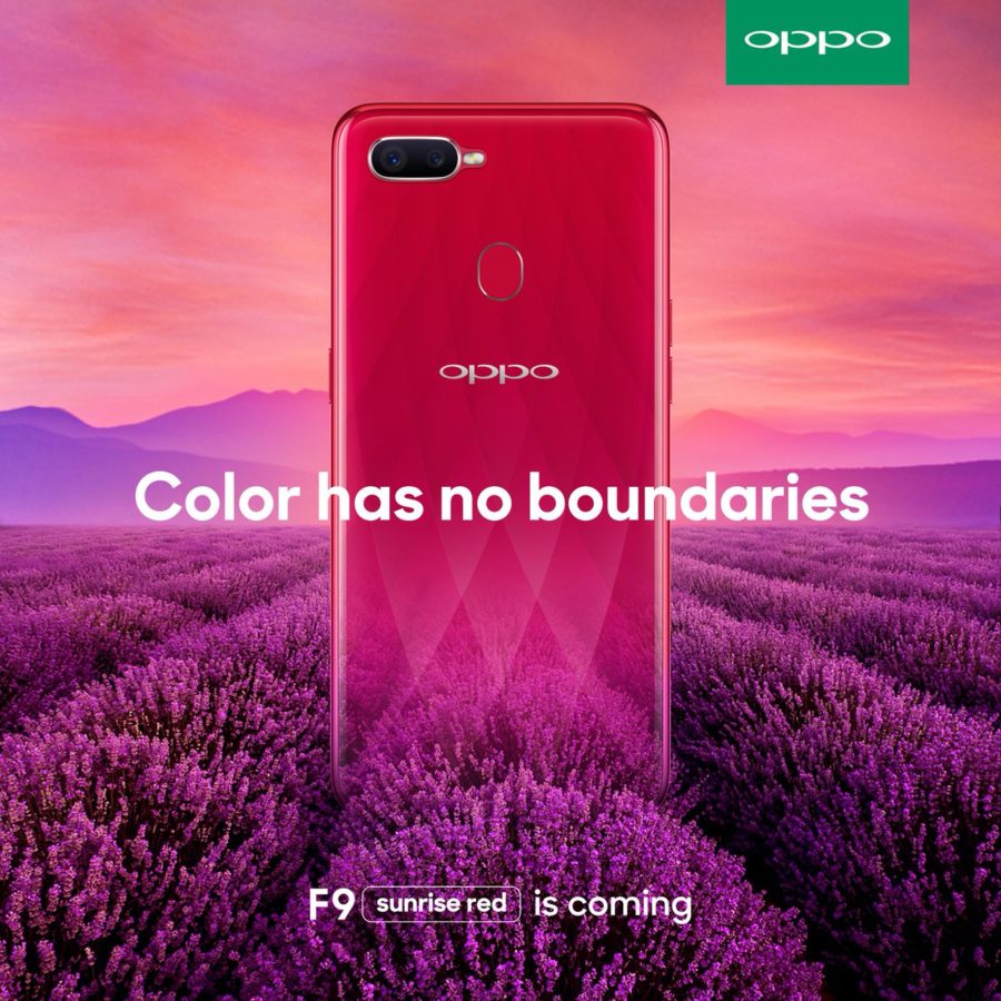 OPPO F9 official posters confirm dual cameras and rear-mounted ...
