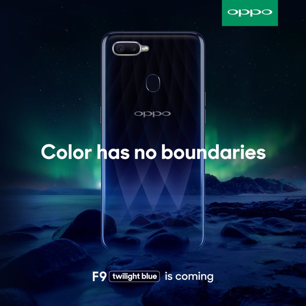 OPPO F9 official posters confirm dual cameras and rear-mounted ...