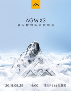 AGM X3 takes rugged flagships to the next level with SD845; debuts August 29 - Gizmochina