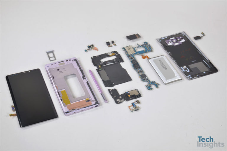 Samsung Galaxy Note 9 detailed teardown gives a glimpse of its internal ...