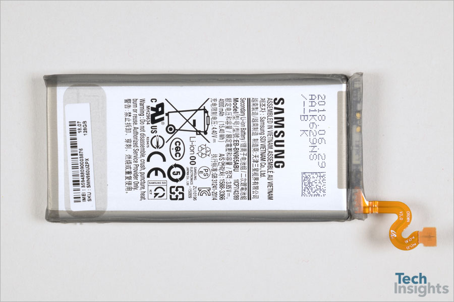 Samsung Galaxy Note 9 detailed teardown gives a glimpse of its internal ...