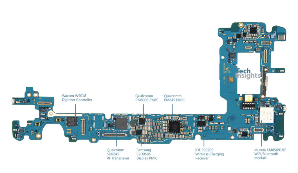 Samsung Galaxy Note 9 detailed teardown gives a glimpse of its internal ...