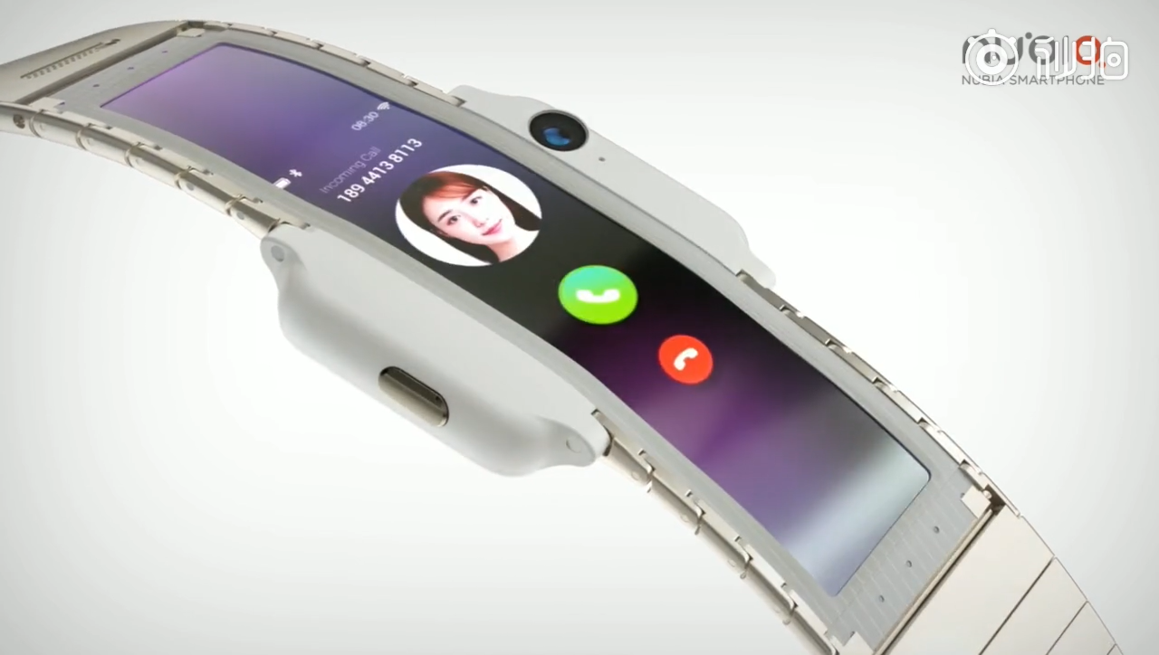 Nubia α is a Concept Smartphone that comes with a Flexible screen in a ...