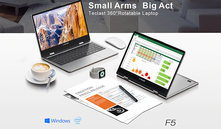 Buy Teclast F5 Laptop For Just $329.99 On GearBest; Get A Chance To Win ...
