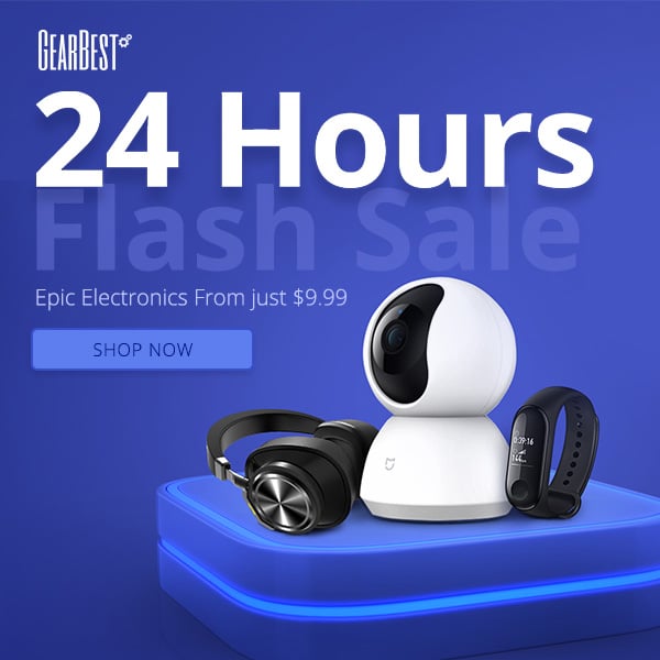 Get Electronic Items Starting From Just $9.99 On GearBest; Promo To End ...