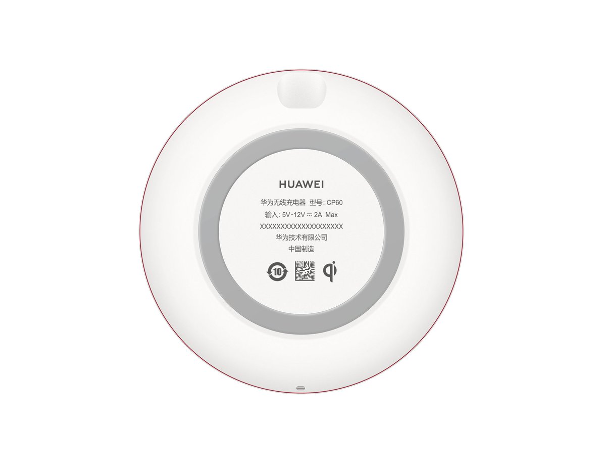 Renders and specs of Huawei's wireless charger leaks - Gizmochina
