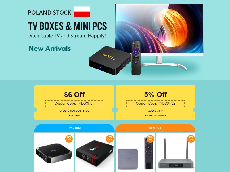 Get Big Discounts On Well-Received TV Boxes And Mini PCs On GeekBuying ...