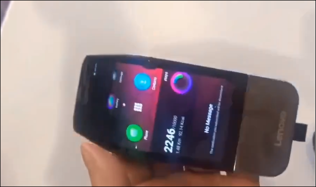 Lenovo Flexible phone with bendable screen officially teased in a video ...