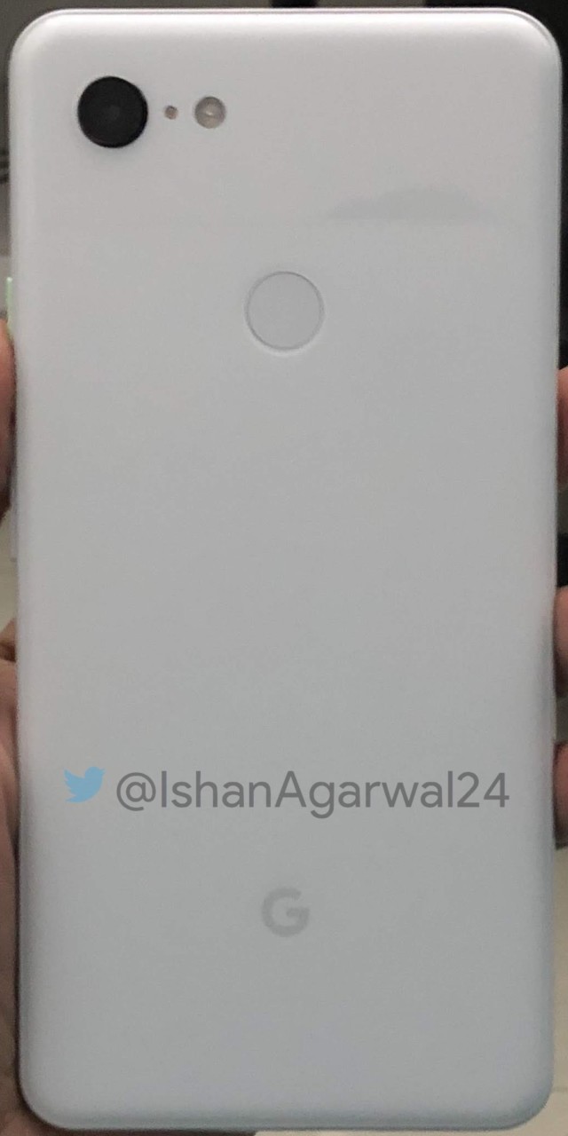 Google Pixel 3 XL leaks in white color with dual front-facing camera ...