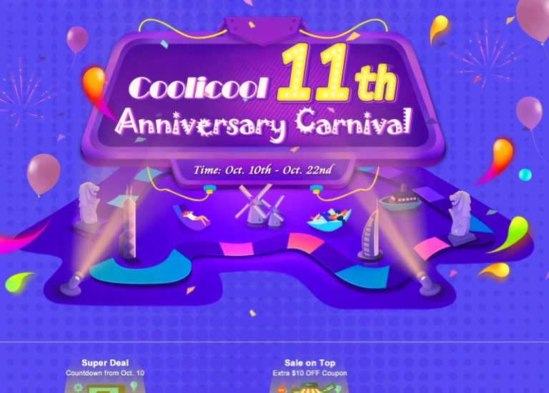 Join The CooliCool's 11th Anniversary Carnival For Unmissable Deals And ...