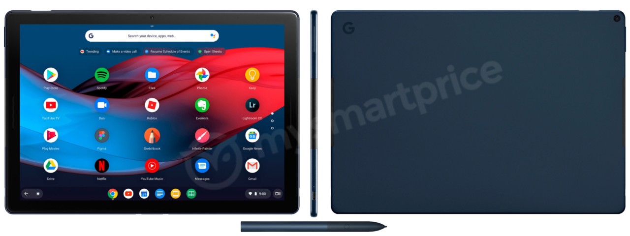 Google Pixel Slate renders appear to reveal design, detachable keyboard ...