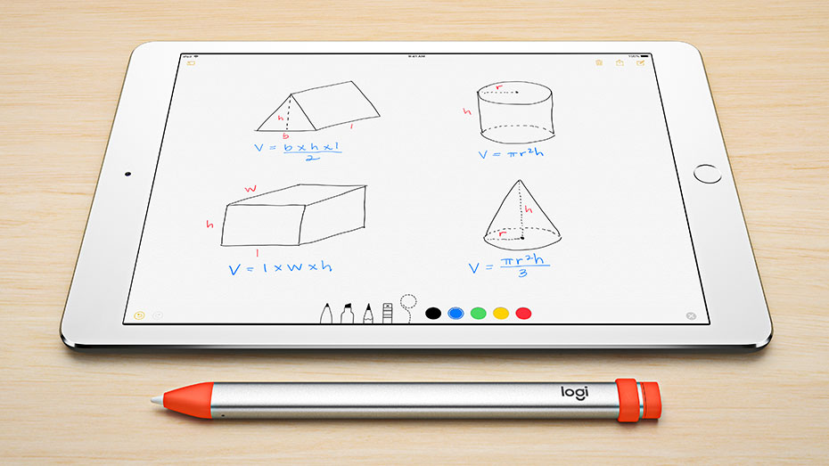 Logitech Crayon is a cheaper alternative to the Apple Pencil but with a ...