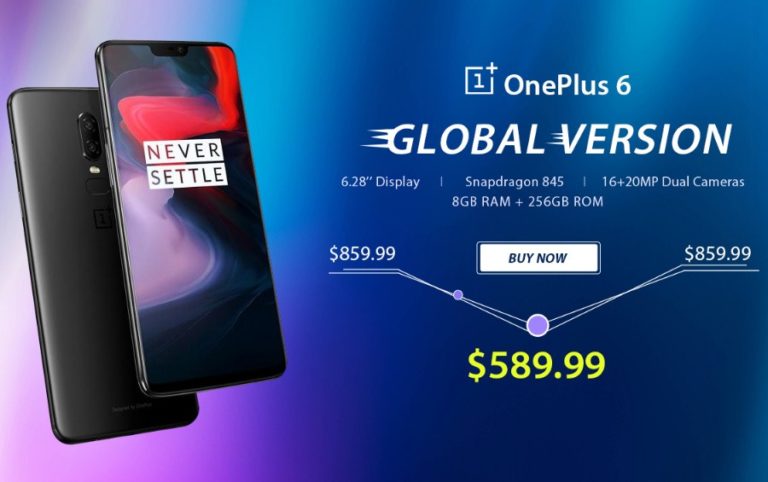Get Big Discounts On Two Top-End Versions Of The OnePlus 6 Smartphone ...