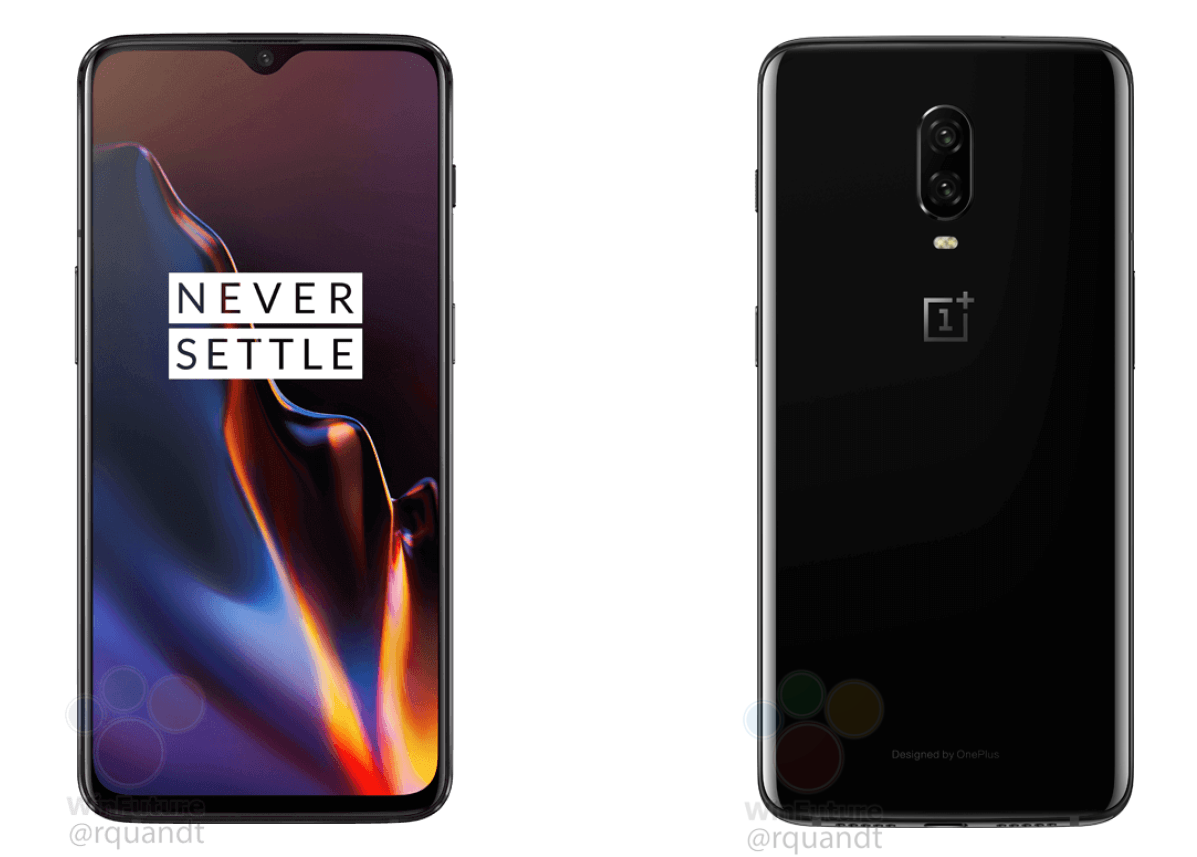 New leaked official renders show the OnePlus 6T in Mirror Black and ...