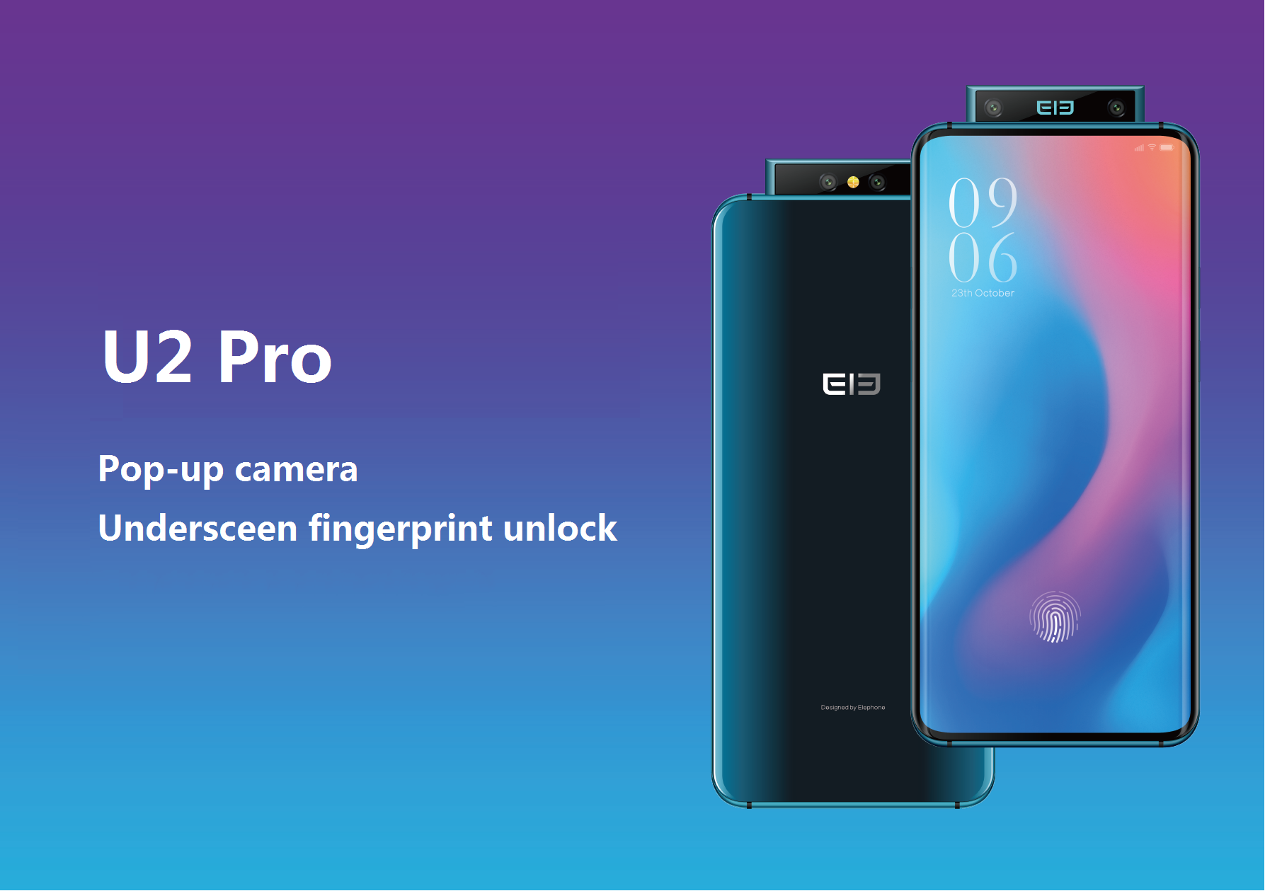 Elephone U2 Pro with in-display fingerprint and Elephone PX handled in ...