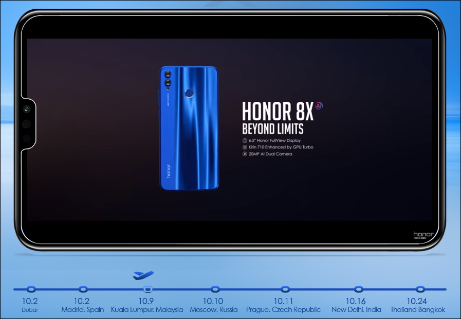Honor 8X India launch set for October 16 - Gizmochina
