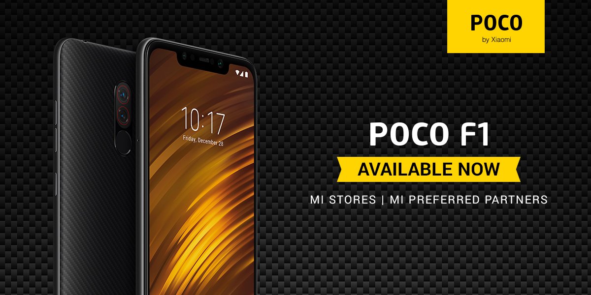 Poco F1 now available from offline Mi stores and preferred partners in ...