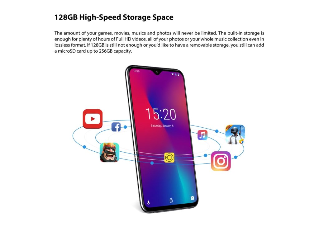 UMIDIGI One Max officially launched with Helio P30, 128GB ROM, NFC & a ...