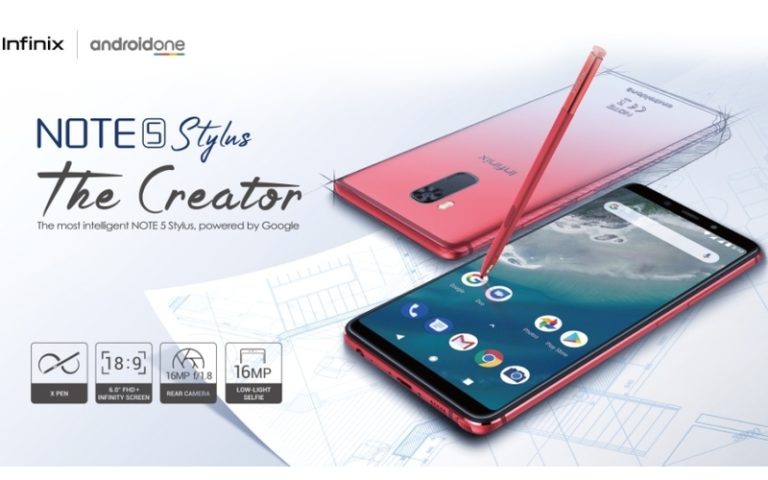 Infinix Note 5 Stylus Android One smartphone launched in India for Rs ...