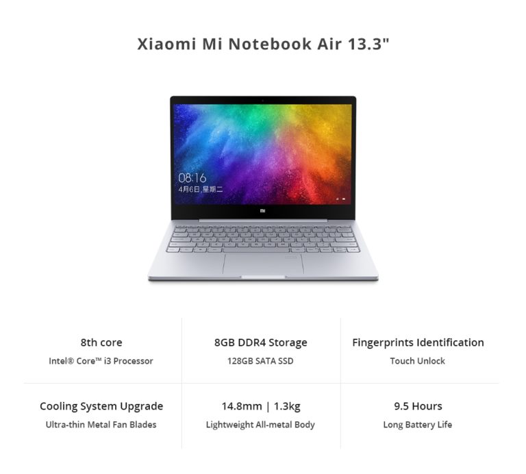 Buy Xiaomi Mi Notebook Air Laptop For Just $659.99 On GeekBuying ...