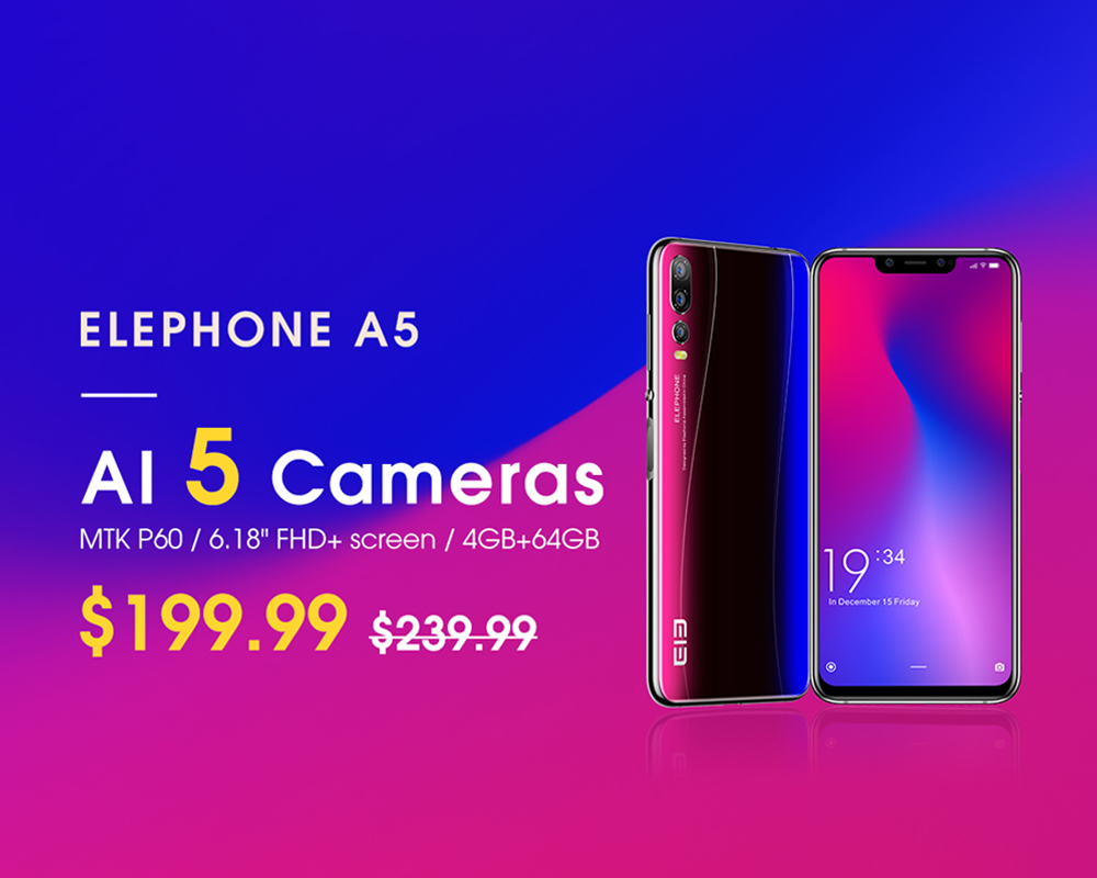 Believe it or not, the Five-camera Elephone A5 could be yours for $200 ...
