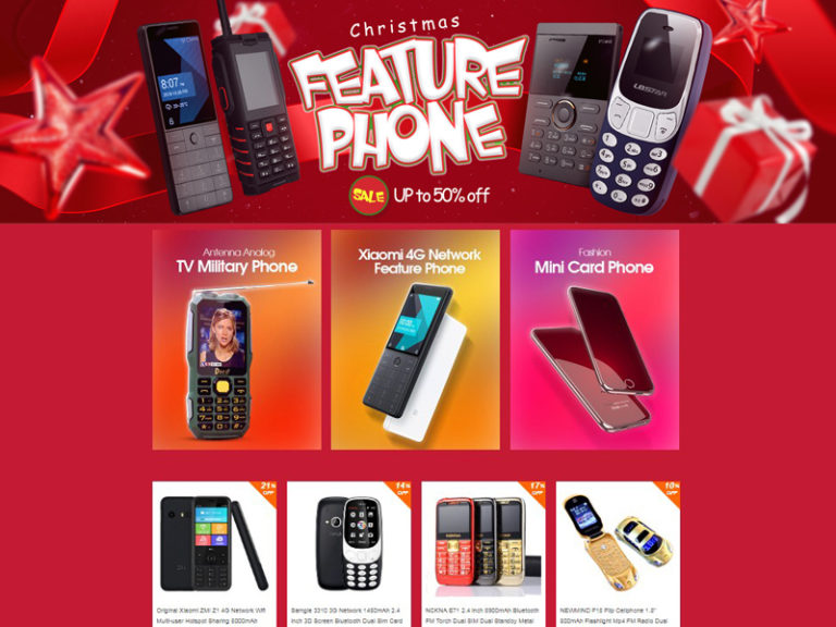 Get Up To 50% Off On Top-Branded Feature Phones On Banggood - Gizmochina