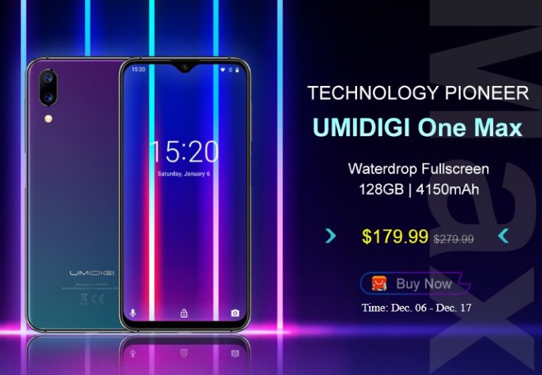 Buy UMIDIGI UMI One Max Smartphone For Just $179.99 On CooliCool ...