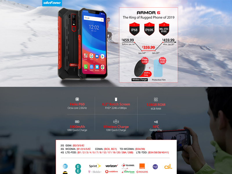 Buy The Ulefone Armor 6 Smartphone At A Lowered Price