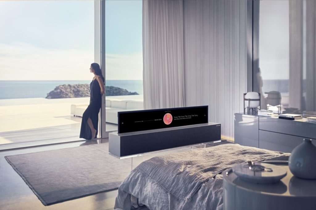 LG Signature OLED TV R with roll-up display showcased at CES 2019 ...
