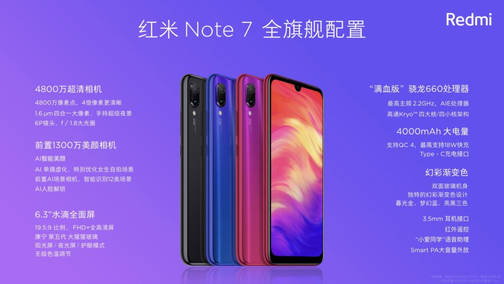 Redmi Note 7 with premium glass body, 19.5:9 screen and 48MP camera is ...