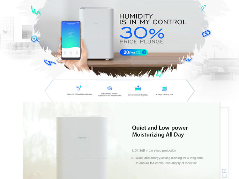 Buy Xiaomi Smartmi Humidifier For Just $138.99 On Banggood