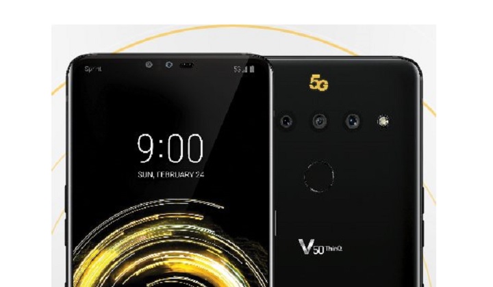 Leaked press render provides first look at the LG V50 ThinQ 5G smartphone, hints at launch date ...