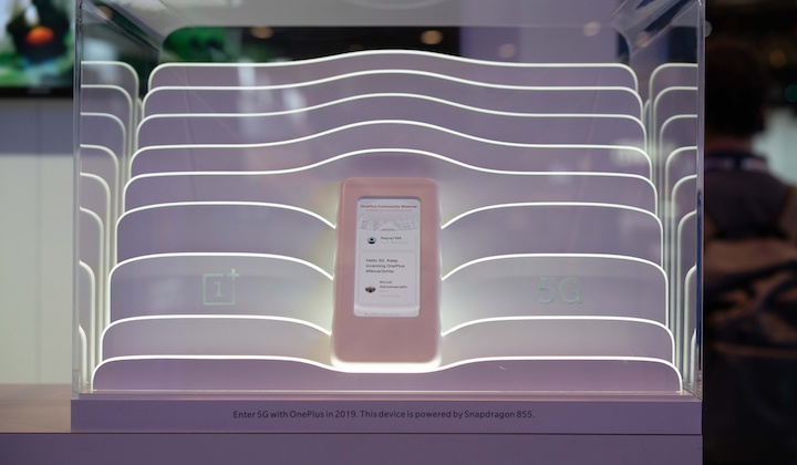 OnePlus 5G Smartphone showcased at MWC '19 with Cloud Gaming demo ...
