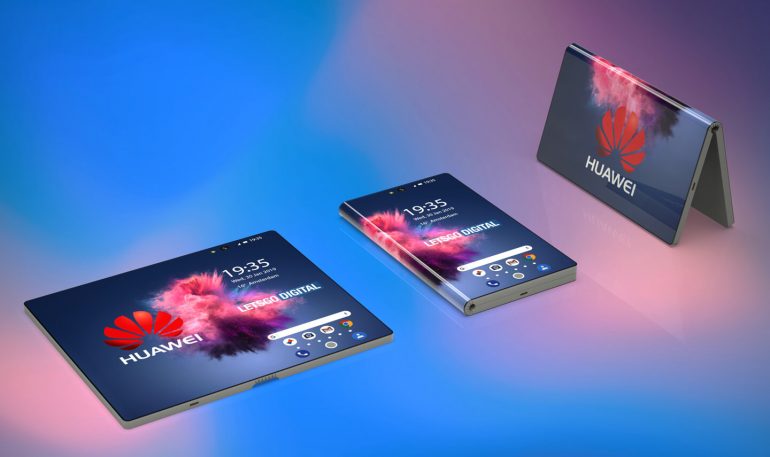 Check out these 3D renders of the upcoming Huawei 5G foldable phone ...