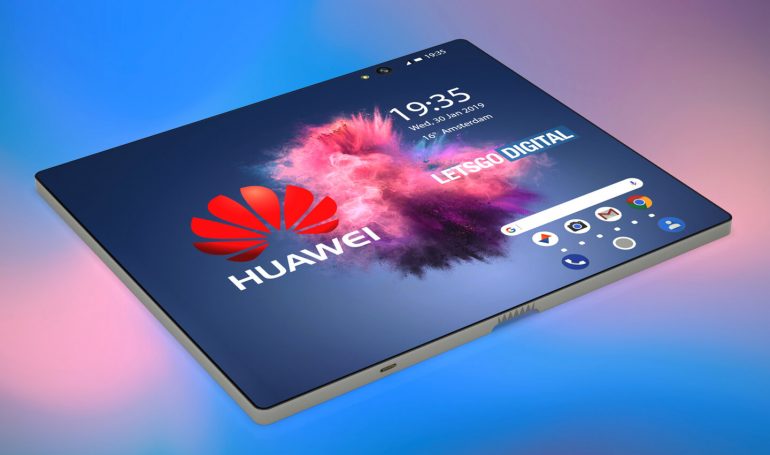 Check out these 3D renders of the upcoming Huawei 5G foldable phone ...